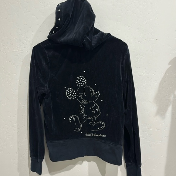 Disney | Sweaters | Disney Mickey Mouse Velour Hoodie | Poshmark